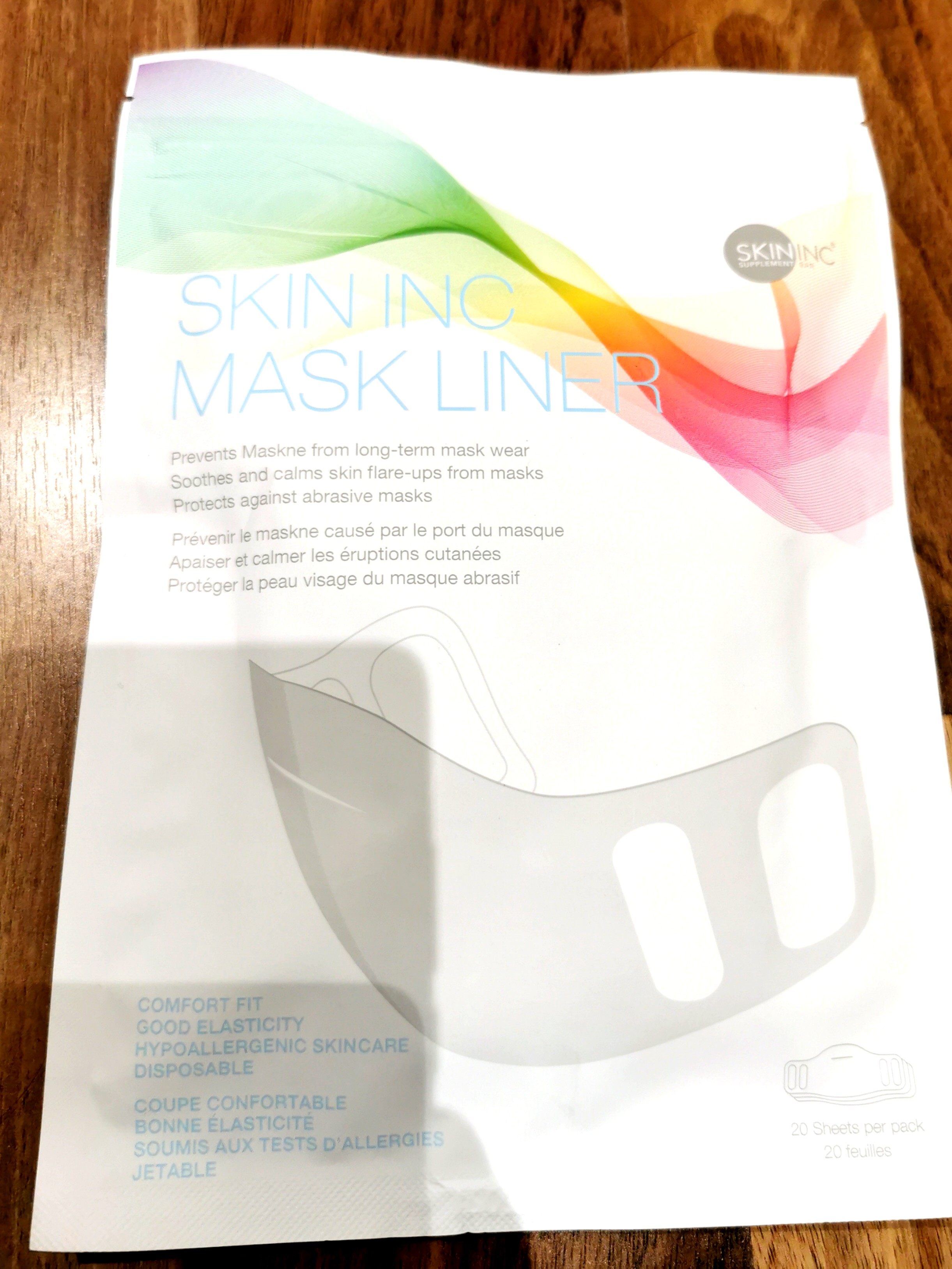 SKIN INC Mask Liner, Health & Nutrition, Face Masks & Face Shields on ...