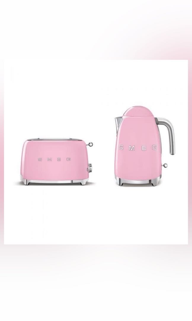 Smeg Breakfast Set (Pink), TV & Home Appliances, Kitchen Appliances ...