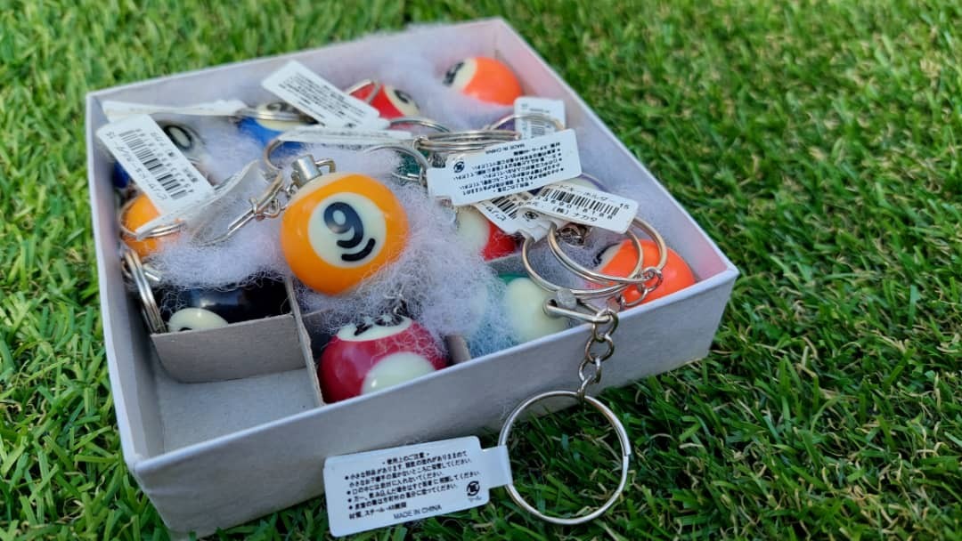 Snooker Ball Design Keychain Set, Hobbies & Toys, Stationery & Craft ...