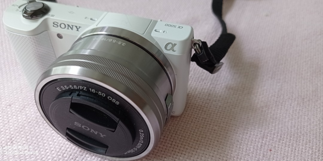Sony A5000(white), Photography, Cameras on Carousell