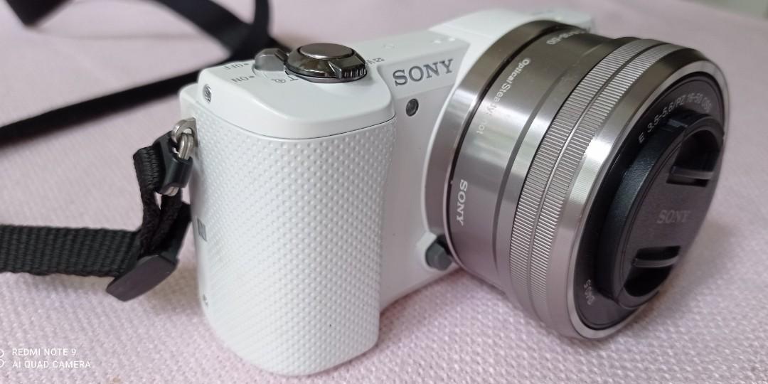 Sony A5000(white), Photography, Cameras on Carousell