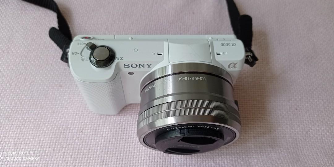 Sony A5000(white), Photography, Cameras on Carousell