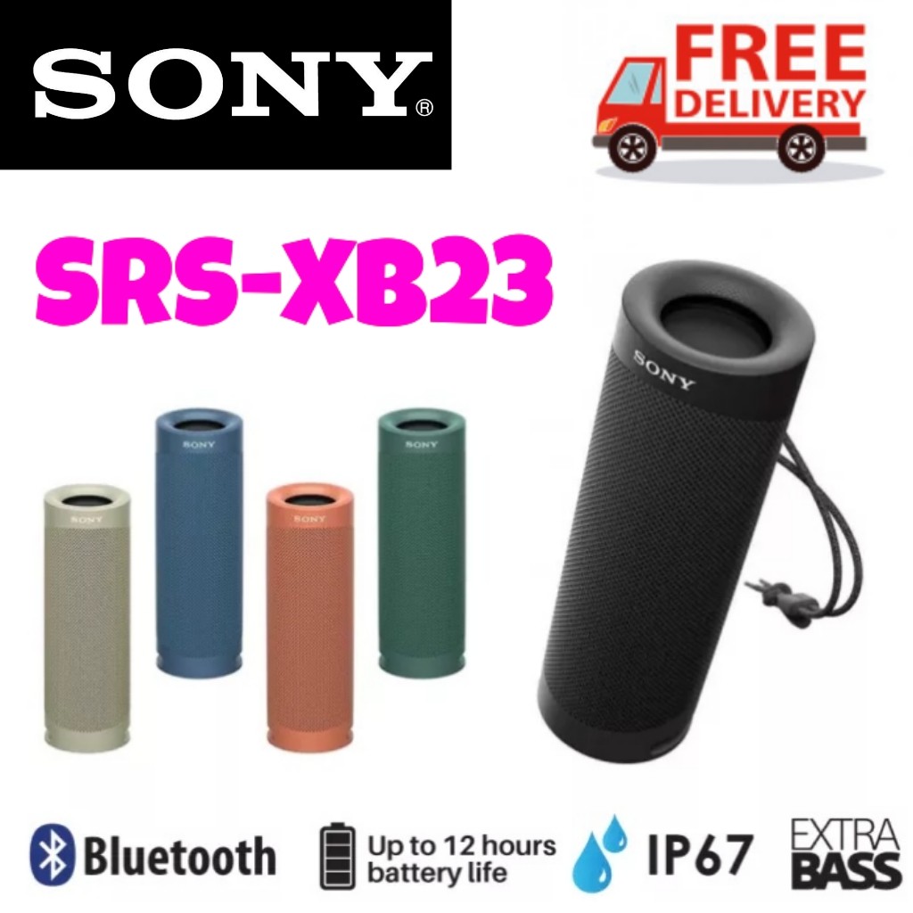 SONY SRS-XB23 / EXTRA BASS BLUETOOTH SPEAKER, Audio, Soundbars ...
