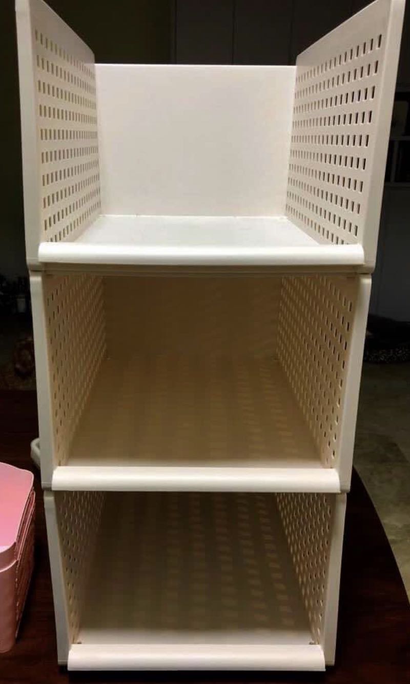 Stackable plastic drawers / organizers, Furniture & Home Living, Home ...