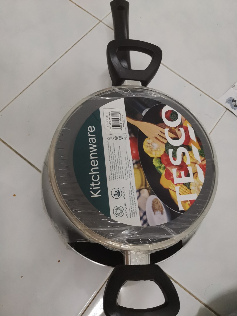 Tesco 2pcs Set Non Stick Cookware, Furniture & Home Living, Kitchenware ...