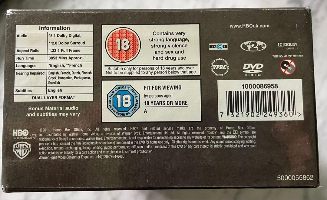 The Wire - complete series box set, Hobbies & Toys, Music & Media, CDs ...