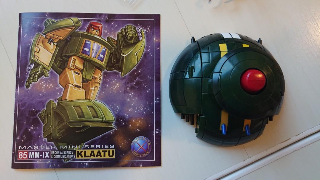 副廠變形金剛Transformer UFO X Transbots 85 MM-IX Klaatu, 興趣及遊戲, 玩具 & 遊戲類 - Carousell