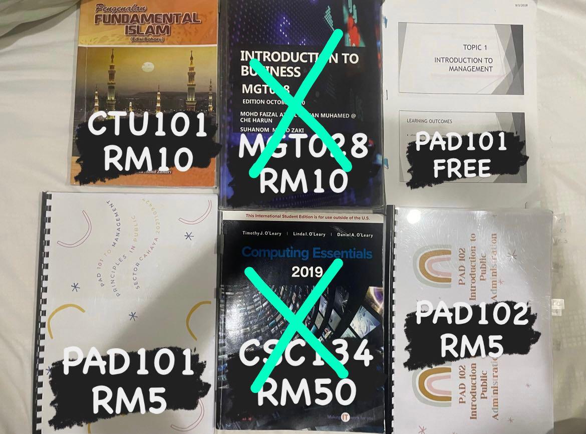 Uitm Textbook BA002/003 & AM110 Part 1, Hobbies & Toys, Books ...