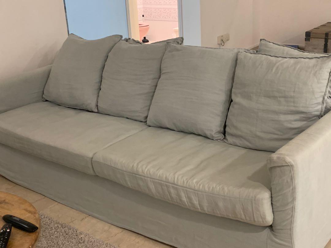 Used Linen couch from Originals, Furniture & Home Living, Furniture ...
