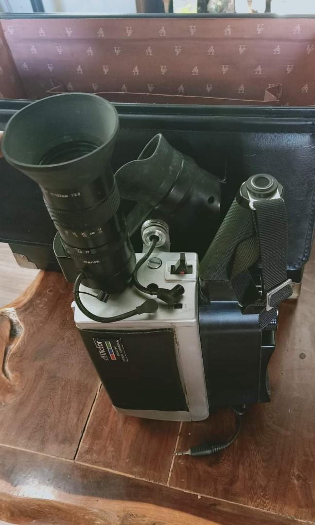 Vintage Victor color video camera, Photography, Video Cameras on Carousell