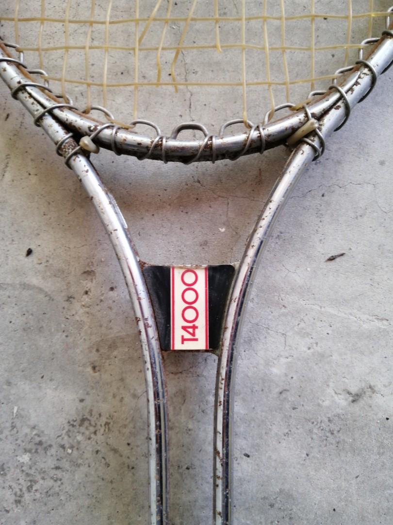 Vintage Wilson Metal Tennis Racket, Sports Equipment, Sports & Games ...