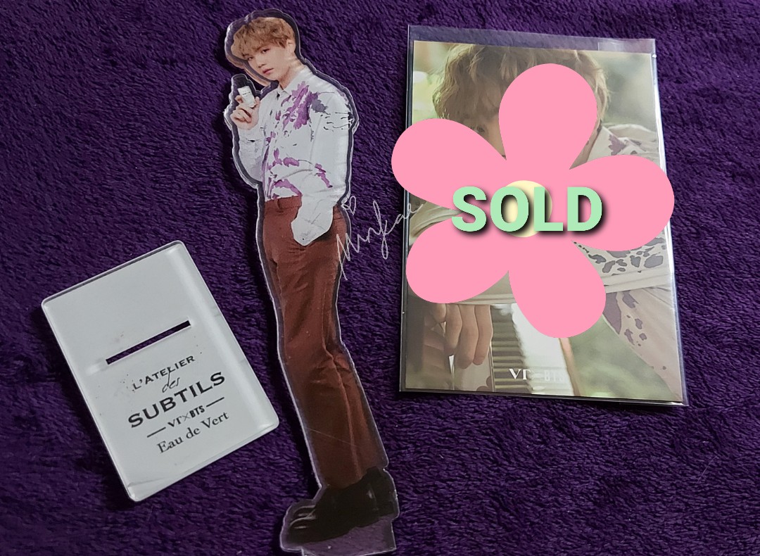 VT x BTS Acrylic Standee Suga Yoongi, Hobbies & Toys, Memorabilia ...