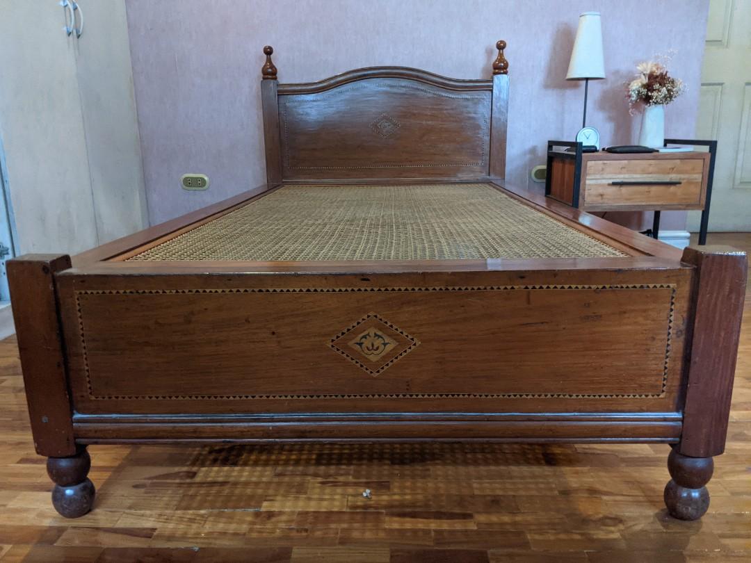 Narra & Solihiya Bed Frame, Furniture & Home Living, Furniture, Bed ...