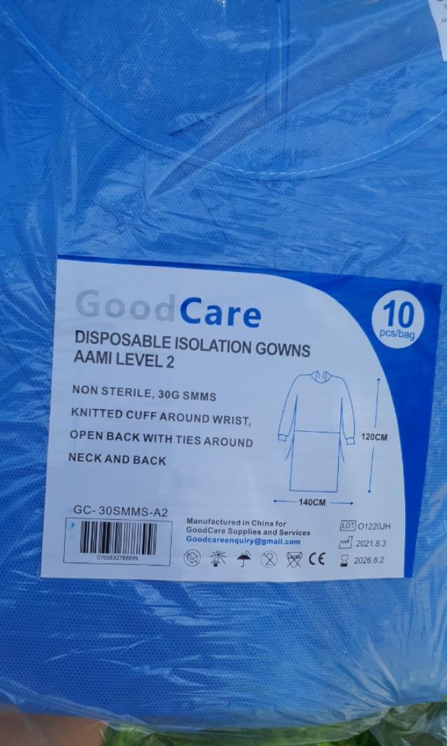 AAMI Level 2 Medical Gowns PPE, Health & Nutrition, Medical Supplies ...