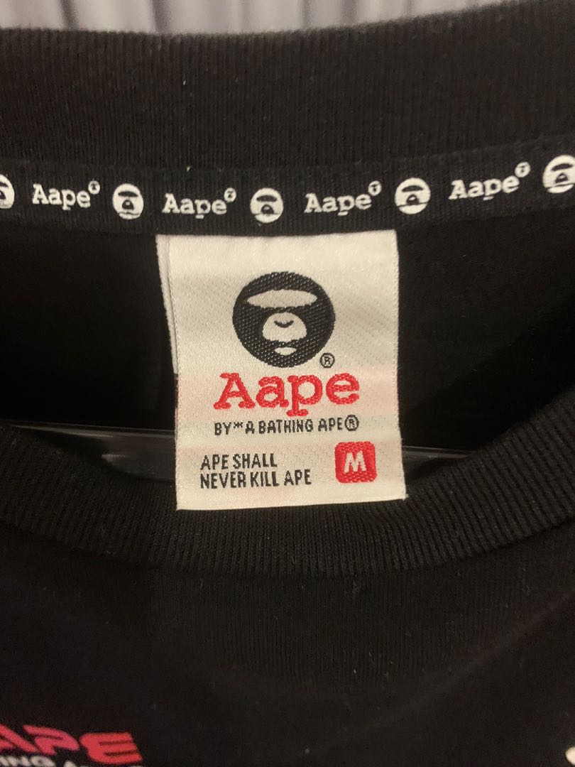 AAPE T SHIRT, Women's Fashion, Tops, Shirts on Carousell