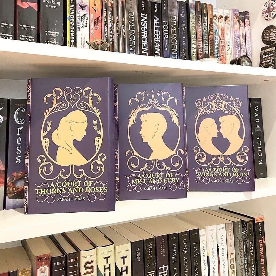 ACOTAR Dust Jackets by Mermaid Crate - A Court of Thorns and Roses ...