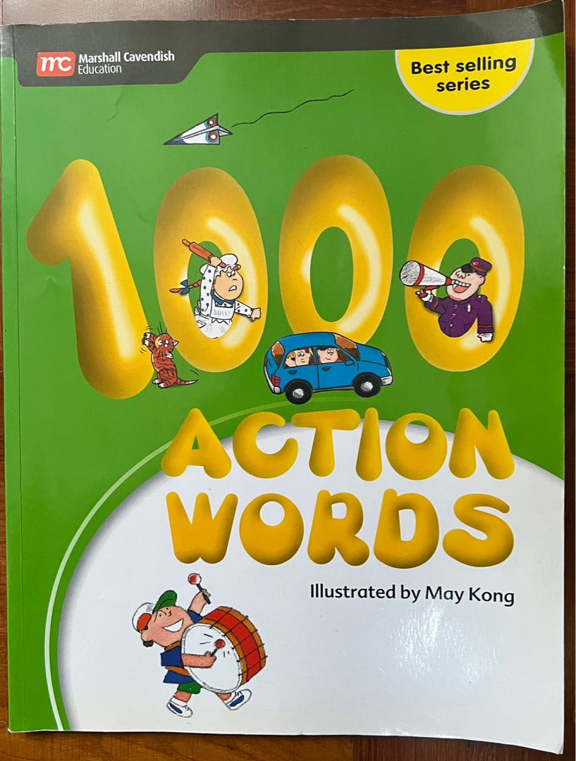 Action Words (English), Hobbies & Toys, Books & Magazines, Assessment ...