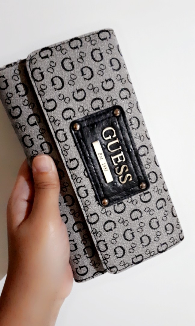 Authentic Guess Long Wallet, Women's Fashion, Bags & Wallets, Wallets ...