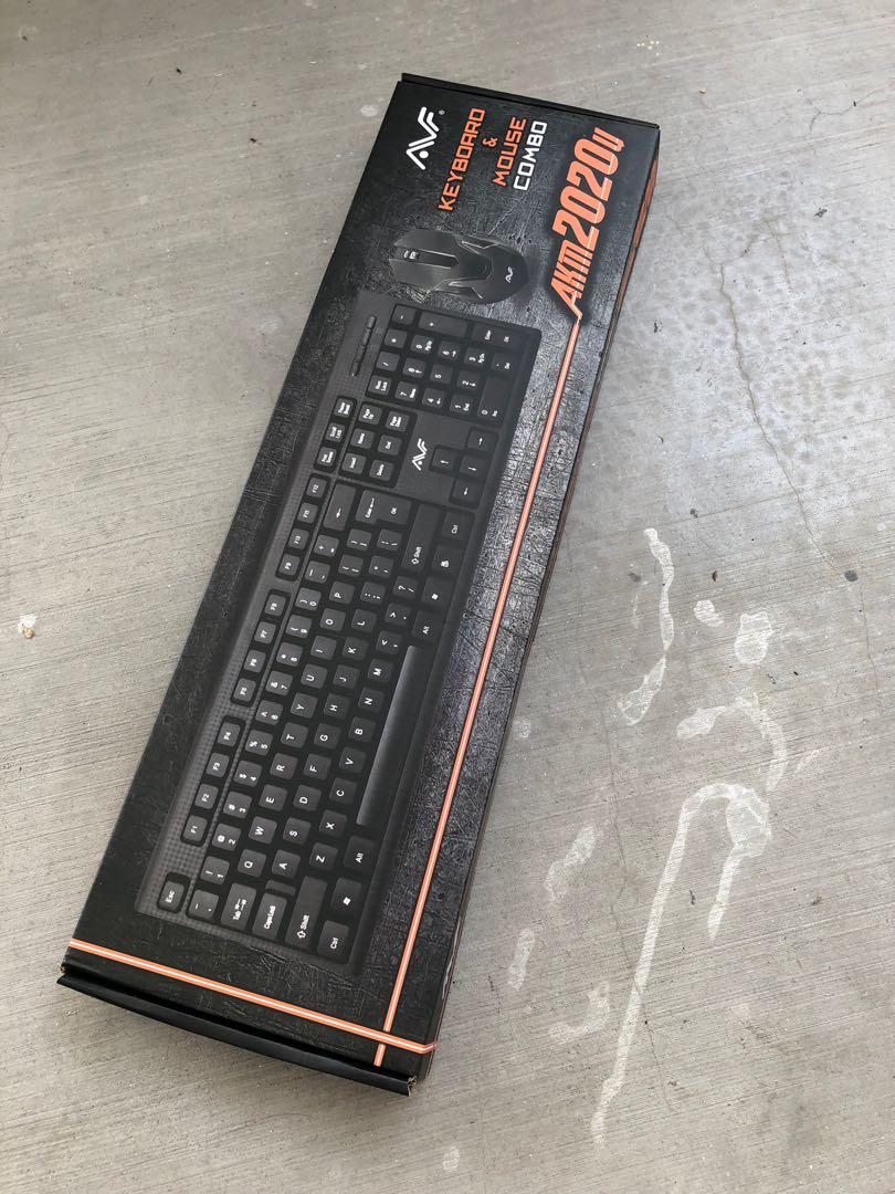 AVF KEYBOARD & MOUSE COMBO AKM2020U, Computers & Tech, Parts ...