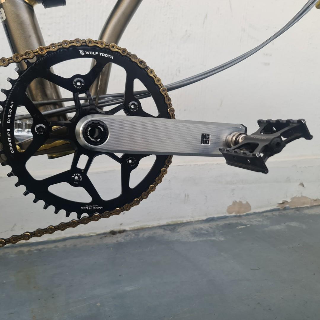 Brompton ingrid crankset, Sports Equipment, Bicycles & Parts, Parts ...