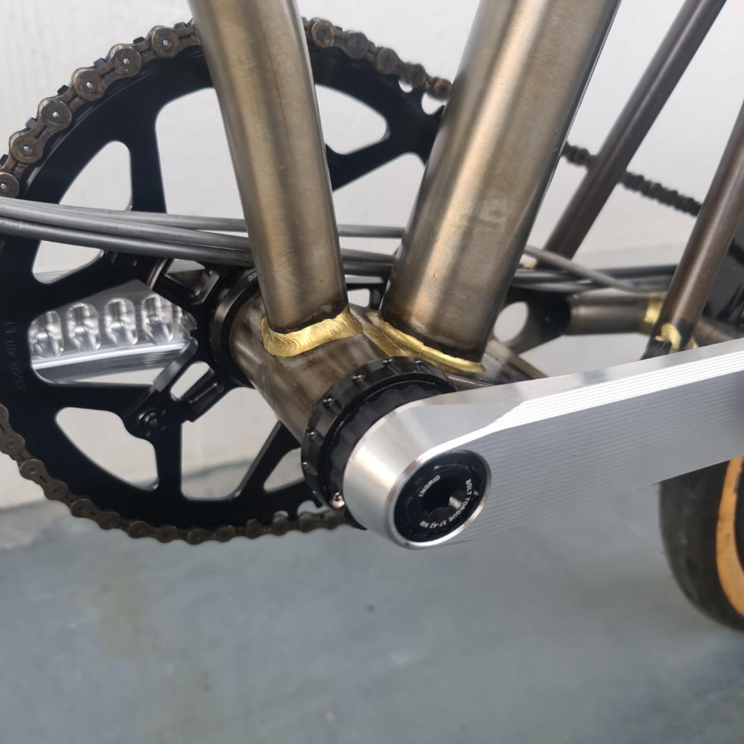 Brompton ingrid crankset, Sports Equipment, Bicycles & Parts, Parts ...