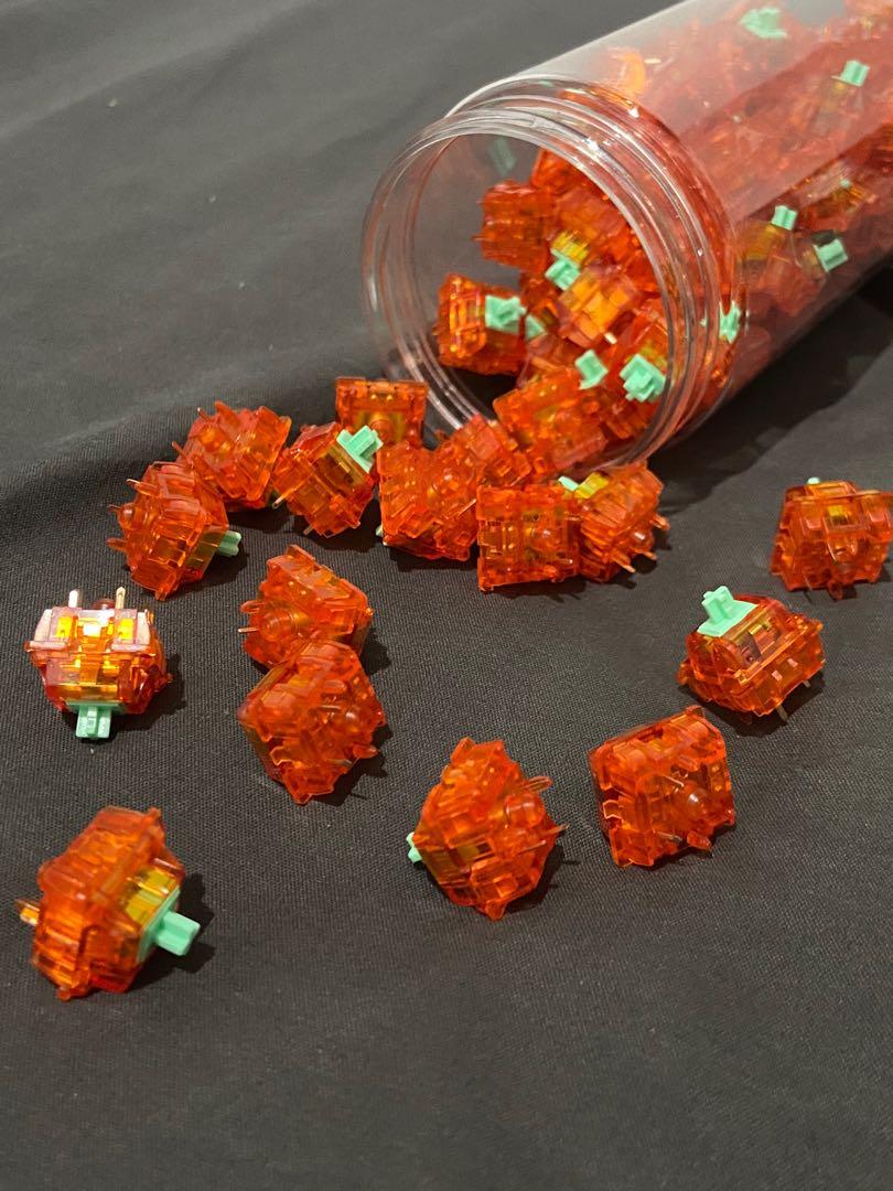c3 Equalz Tangerine Custom Mechanical Keyboard Switches 62g, Computers ...