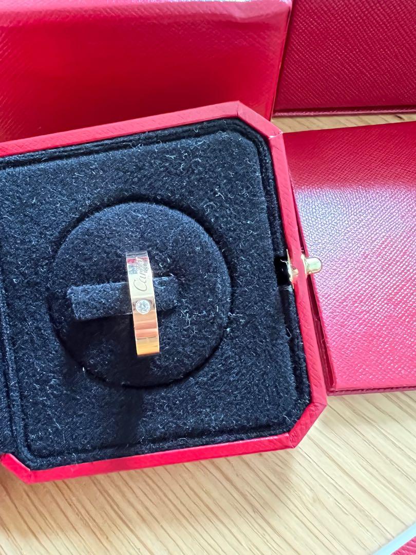 Cartier authentic ring clear, Luxury, Watches on Carousell