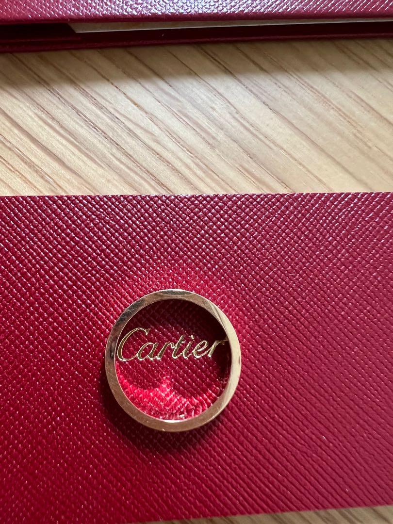 Cartier authentic ring clear, Luxury, Watches on Carousell