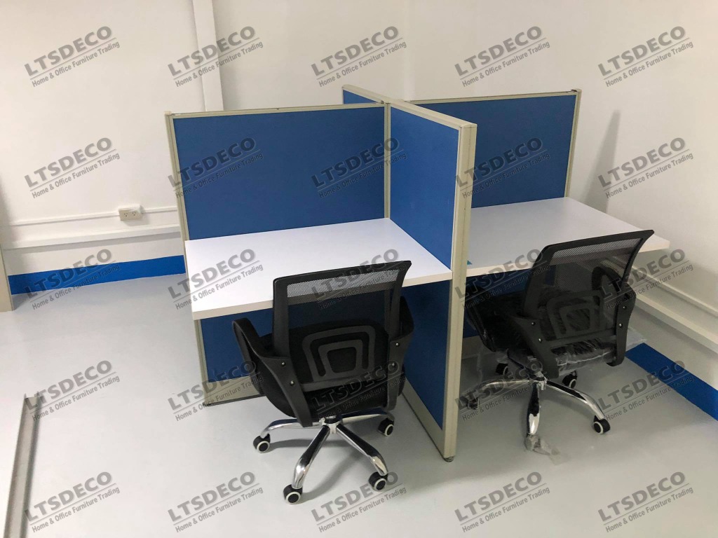 CROSS TYPE WORKSTATION TABLE OFFICE PARTITIONS, Furniture & Home Living ...