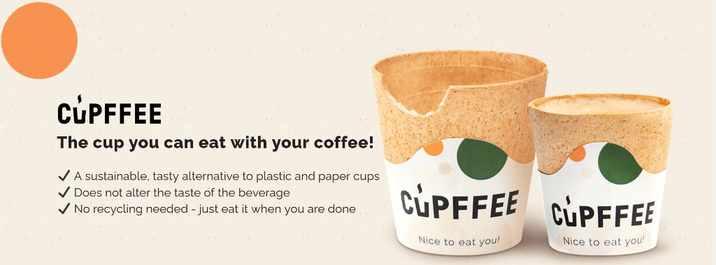 CUPFFEE Edible Waffle Cup.., Food & Drinks, Packaged & Instant Food on ...