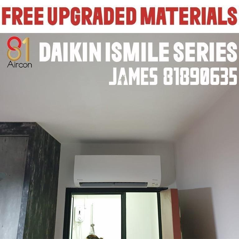 Daikin iSmile aircon [Built in Wifi] [Smart Home] [5 Ticks], TV & Home ...