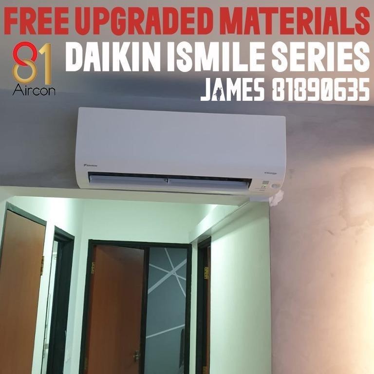 Daikin iSmile aircon [Built in Wifi] [Smart Home] [5 Ticks], TV & Home ...