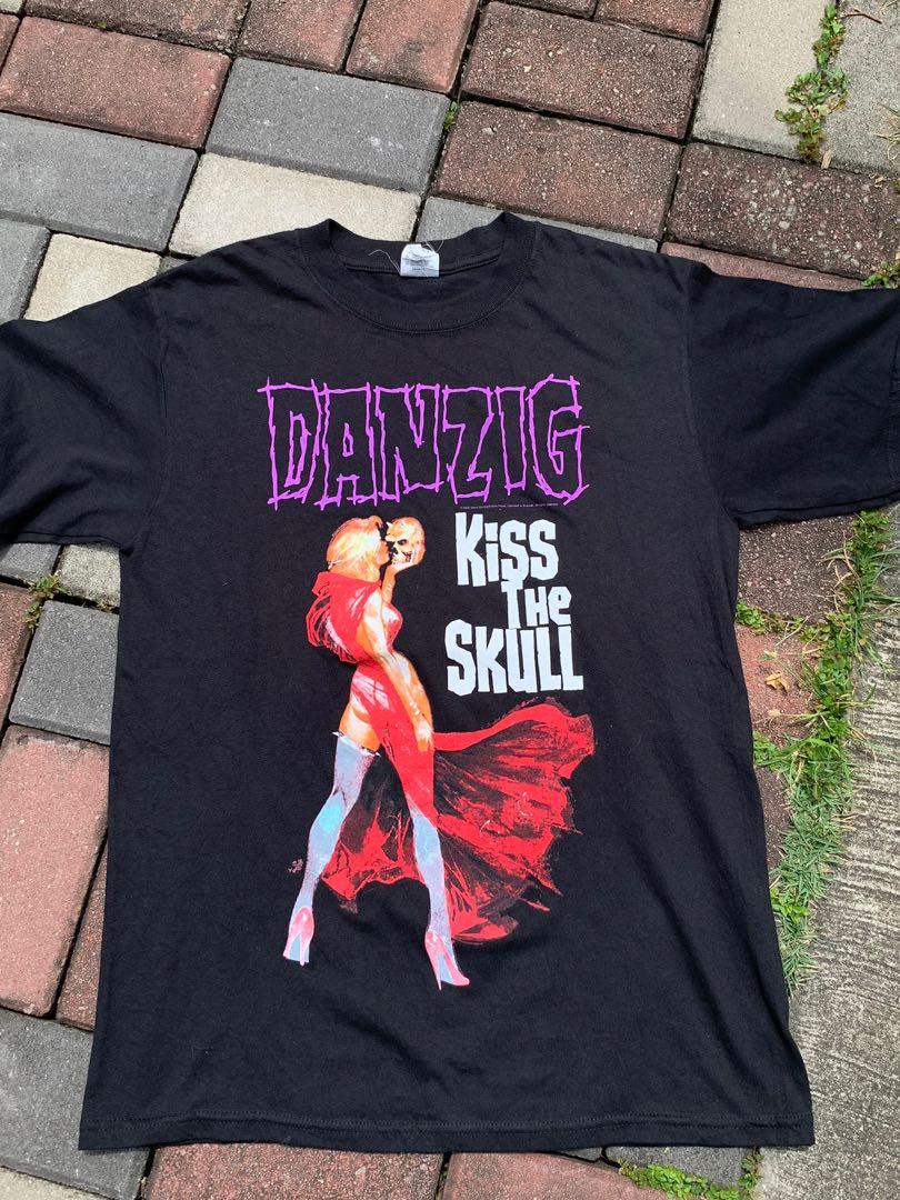 Danzig kiss the skull, Men's Fashion, Tops & Sets, Tshirts & Polo Shirts on Carousell