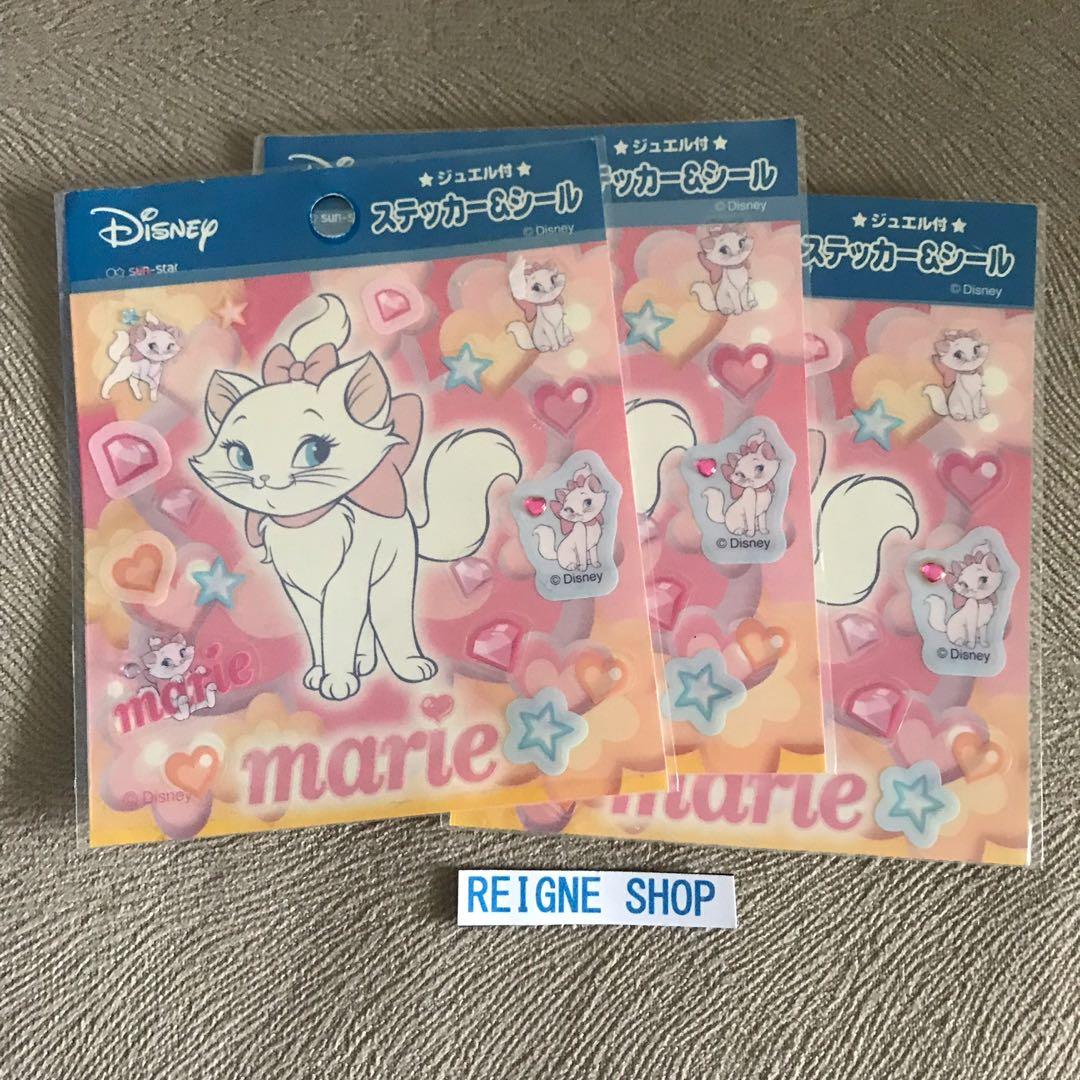 DISNEY MARIE STICKER SET, Hobbies & Toys, Stationary & Craft ...