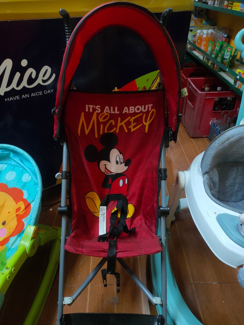 Disney Mickey Mouse toddler stroller, Babies & Kids, Going Out ...