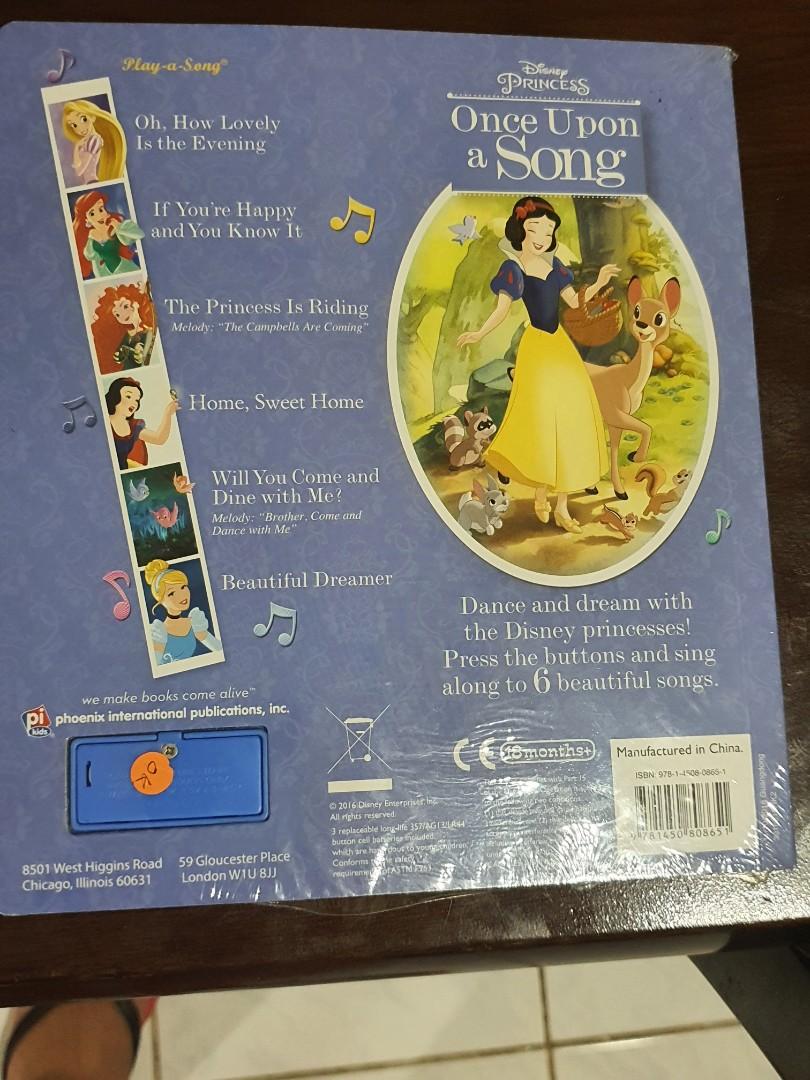 Disney princess hardbound sound book., Babies & Kids, Infant Playtime ...