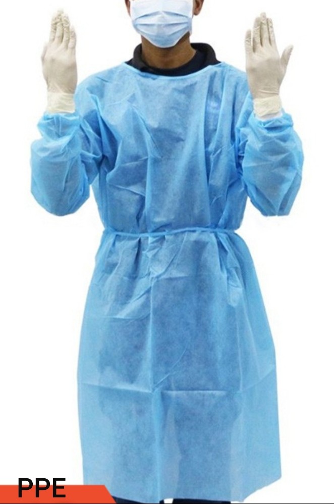 Disposable PPE (Blue), Health & Nutrition, Medical Supplies & Tools on ...