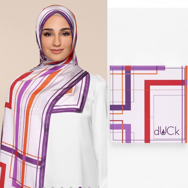 Duck The Modern Lines dUCk shawl Daybreak, Women's Fashion, Muslimah ...