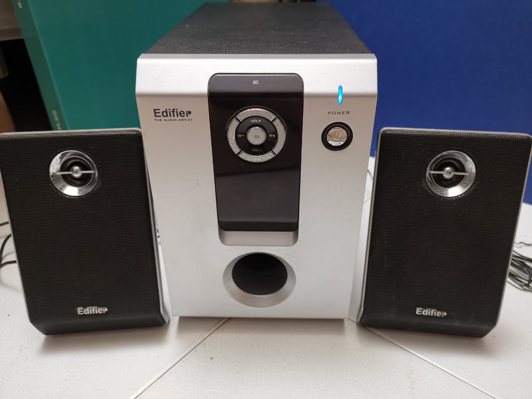 Edifier M3310 28 Watts Stereo Speakers w Sub Woofer, Audio, Soundbars ...