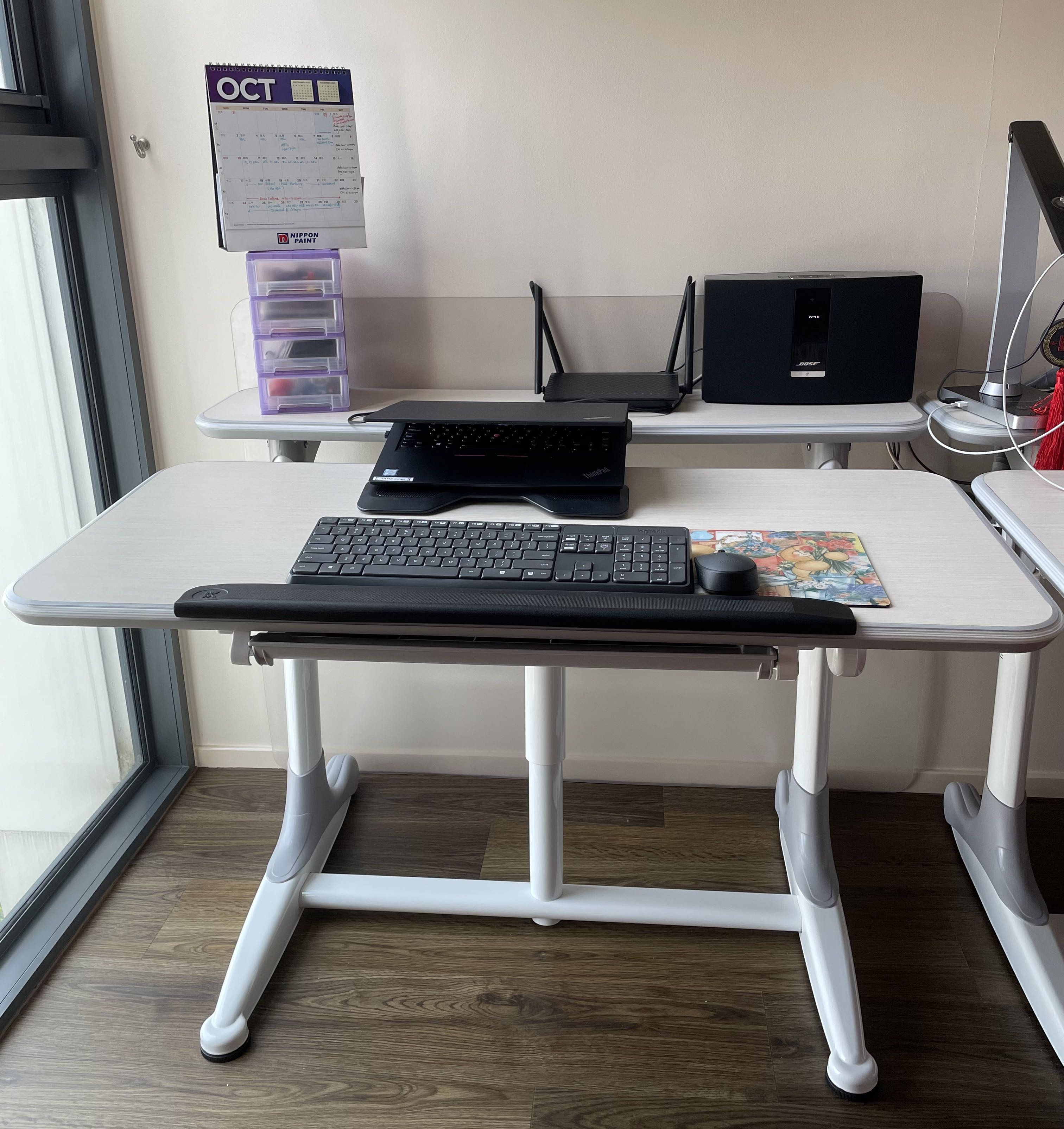 Ergoworks Impact Ergonomic Growing Desk, Furniture & Home Living ...