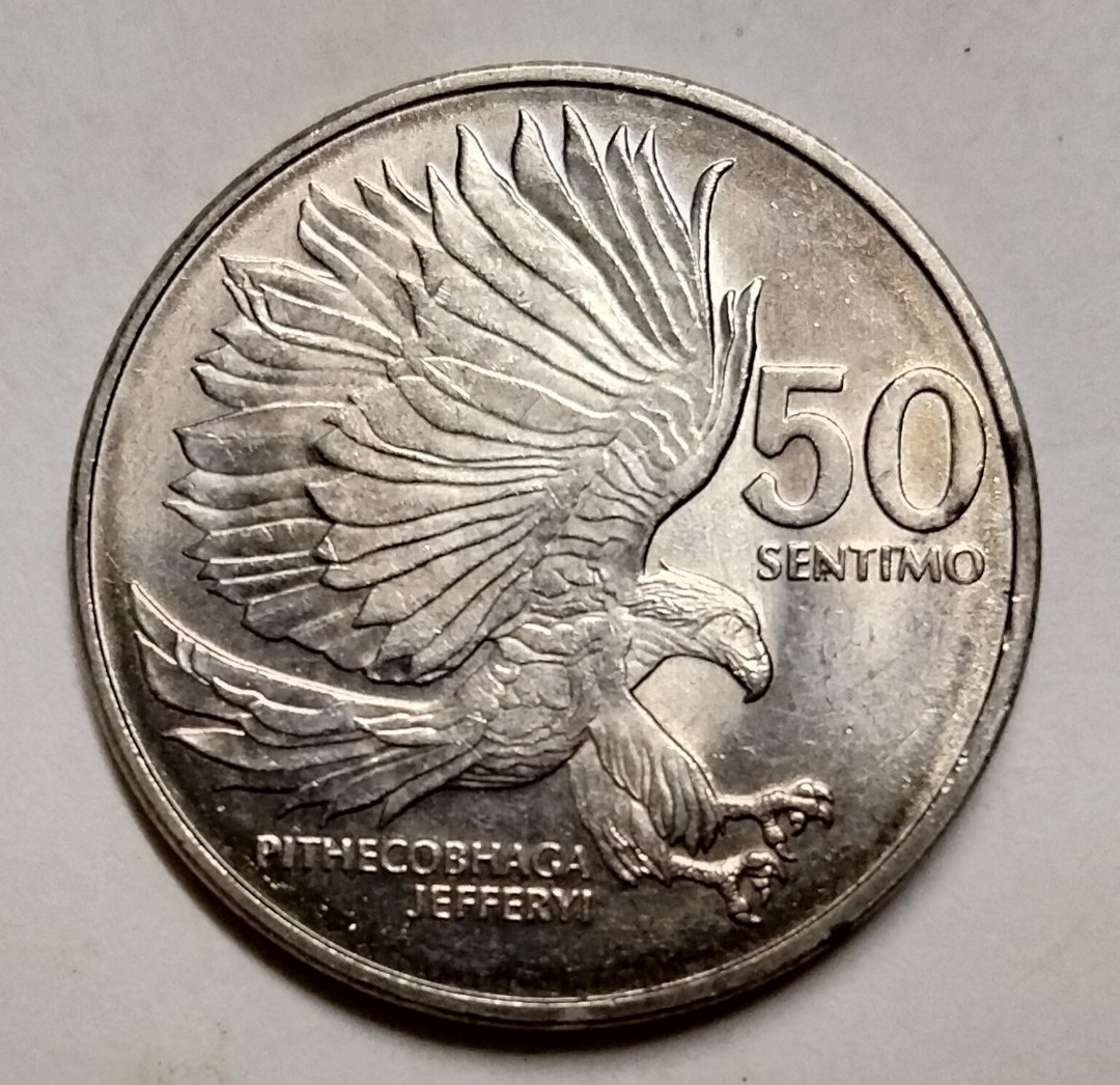 Error coin **1983 Philippines 50 sentimo**Flora and Fauna**old coin ...