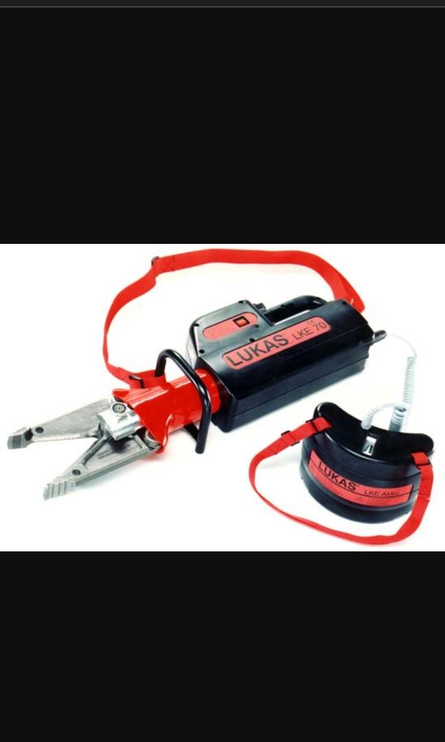 Rare! German made Lukas electric Hydraulic cutter, rescue tool, heavy ...