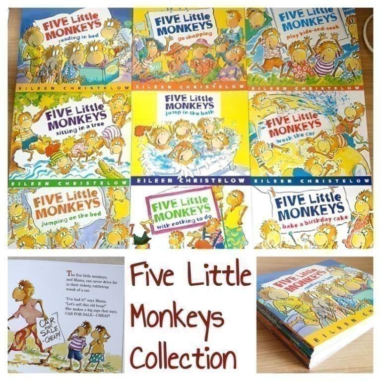 Five Little Monkeys Collection, Hobbies & Toys, Books & Magazines ...