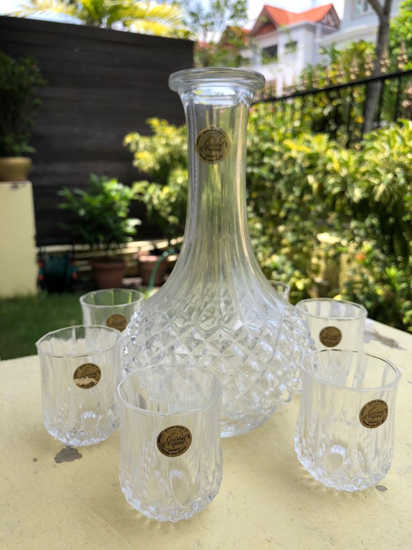 Genuine Lead Crystal set, Furniture & Home Living, Kitchenware ...