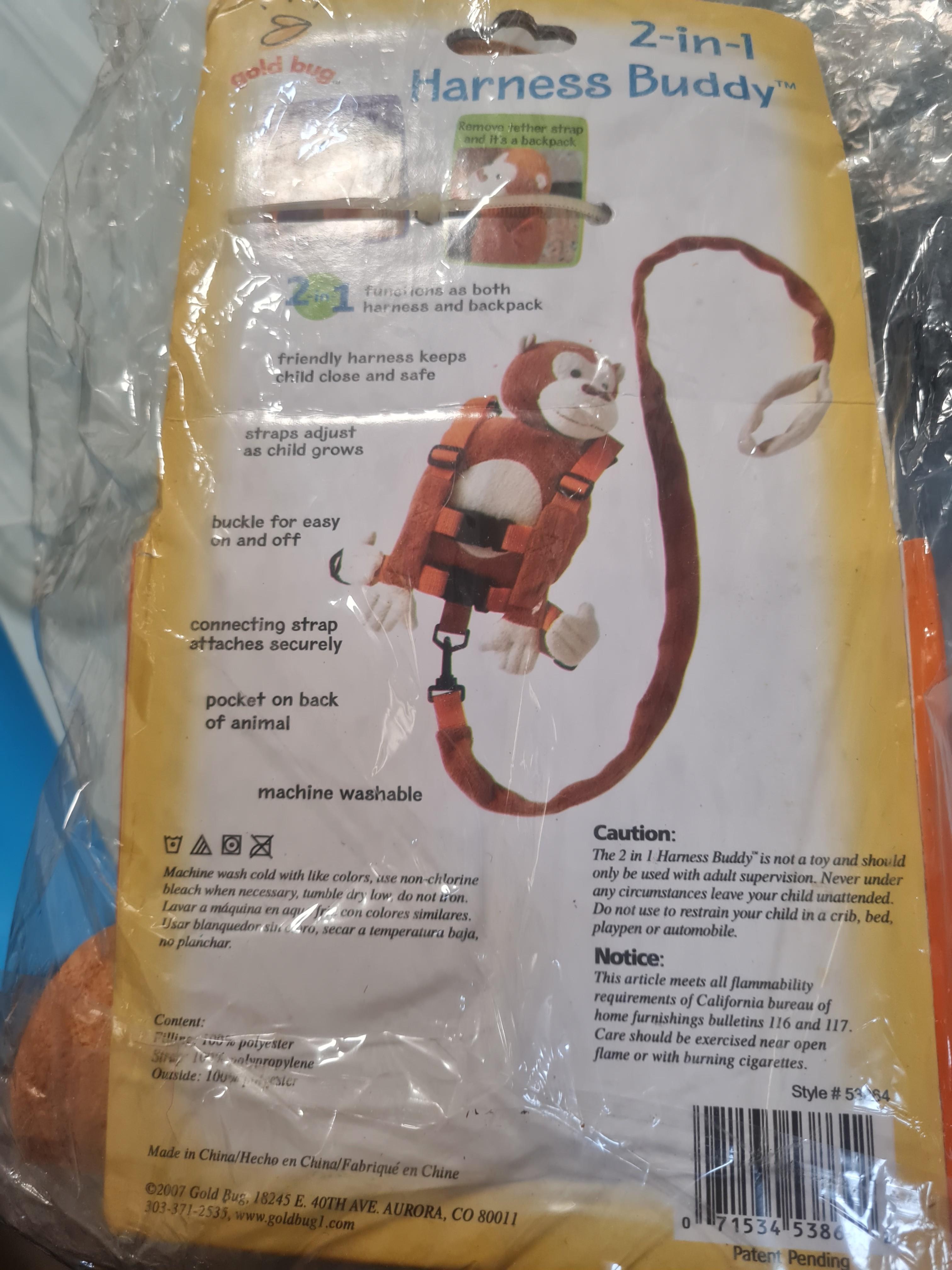 Goldbug - Animal 2 In 1 Child Safety Harness - monkey, Babies & Kids ...