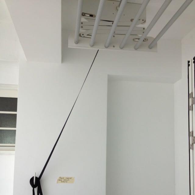 HDB BTO Laundry Rack NEW, Furniture & Home Living, Home Improvement ...