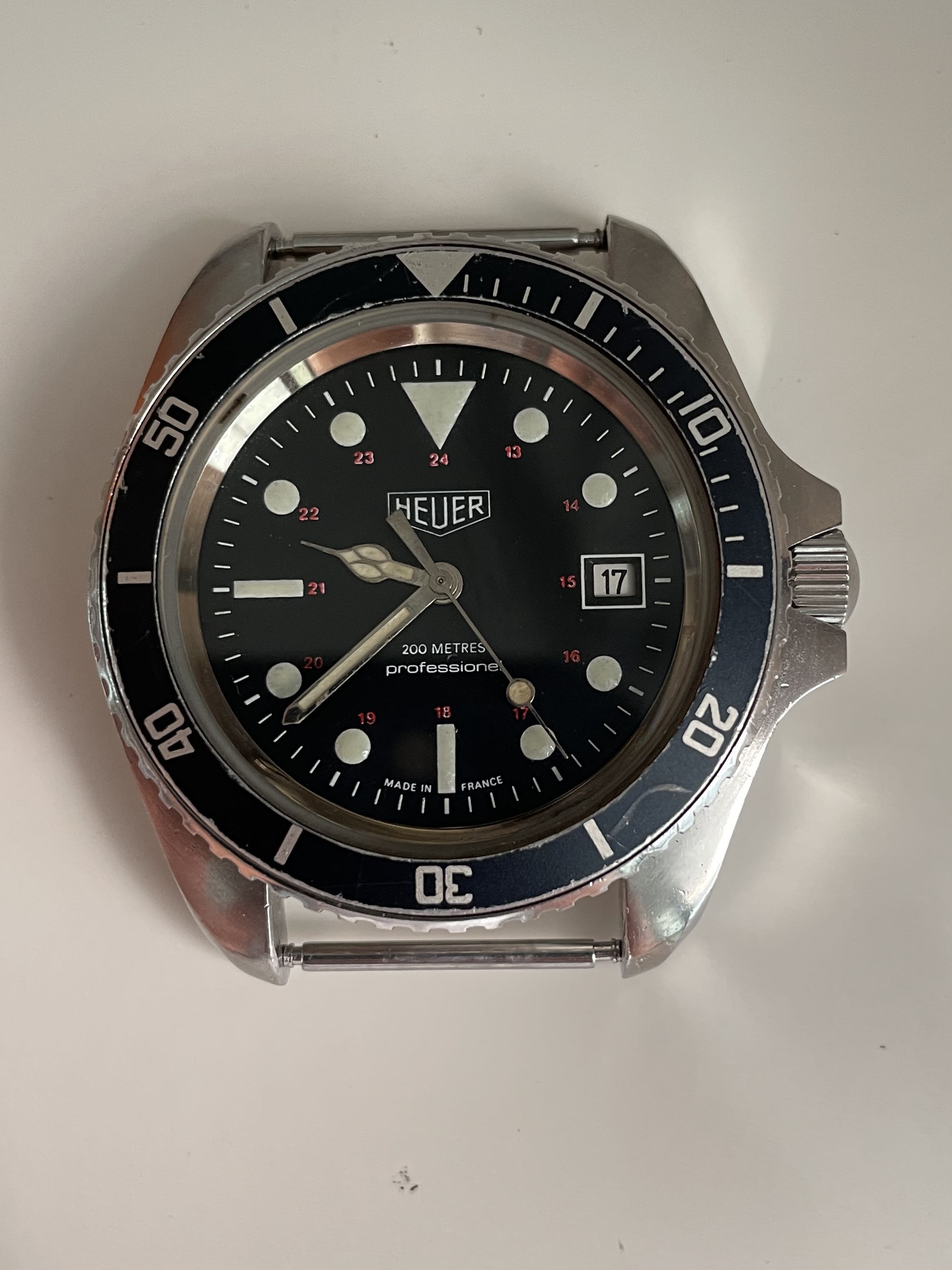 Heuer Monnin 844 Vintage Diver, Luxury, Watches on Carousell