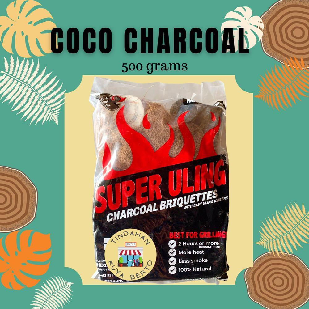 High Quality Coco Charcoal Briquettes 500gms, Furniture & Home Living ...
