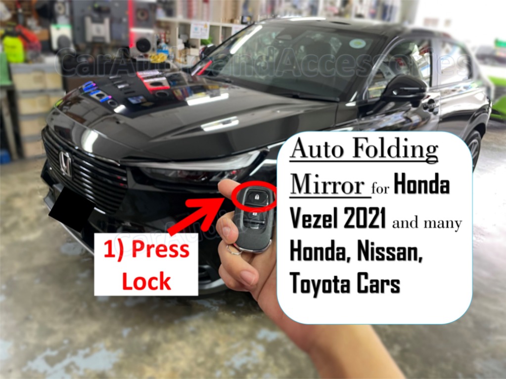 Honda Vezel latest 2021 2022 2023 installed Auto Fold Mirror Module ...