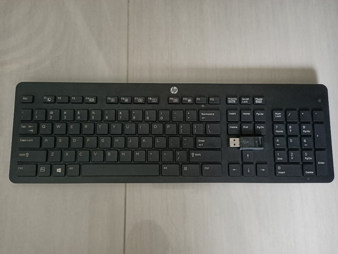 HP Keyboard Wireless Computers Tech Parts Accessories Computer Keyboard On Carousell